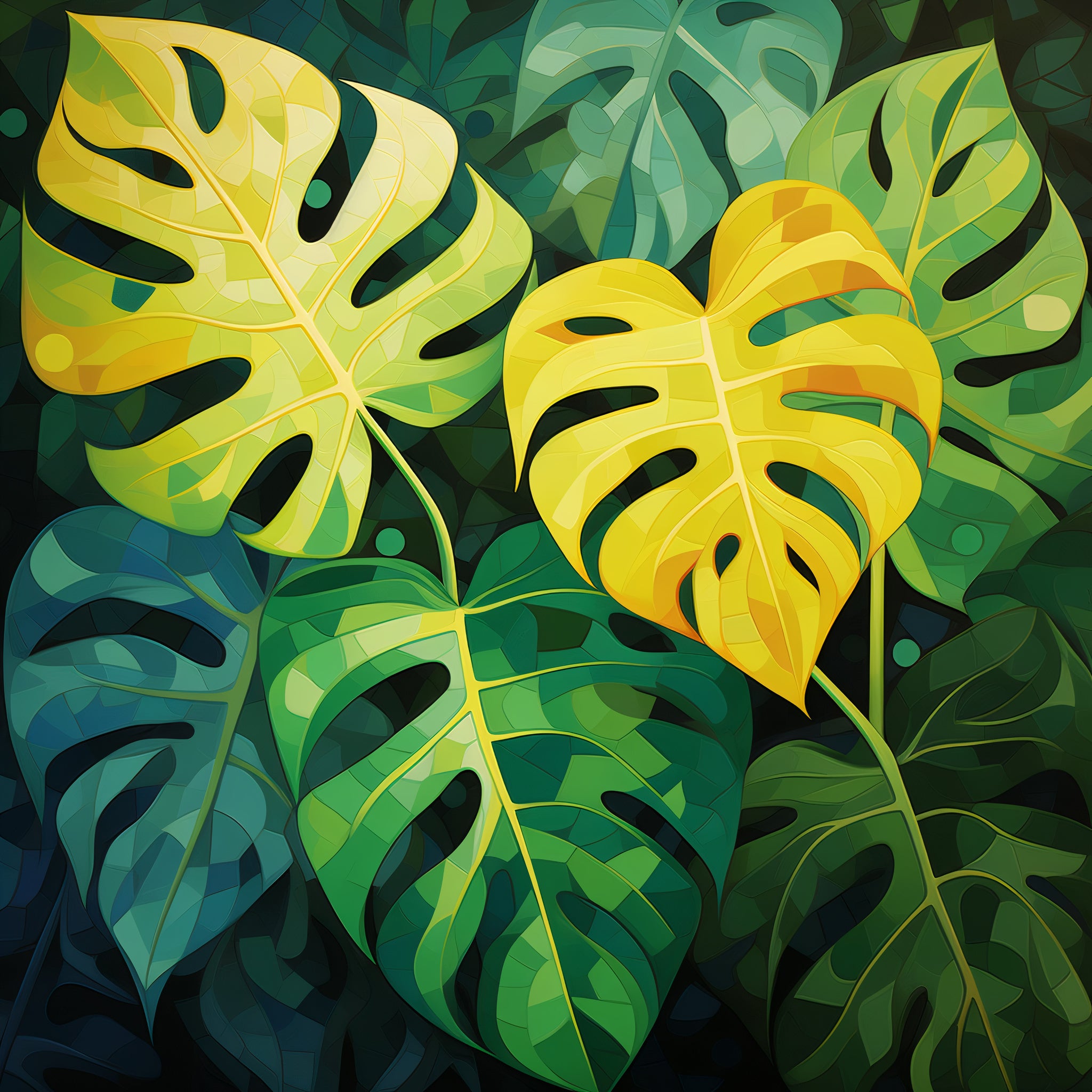MONSTERA II – Pansy Art